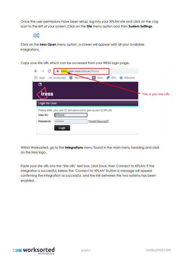 Worksorted Set Up Guide - Iress Community