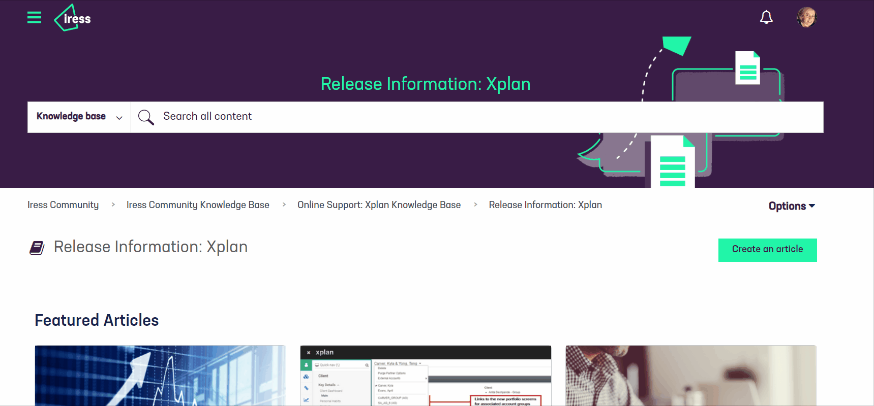 How to: Subscribe to useful content for notifications by email - Iress ...