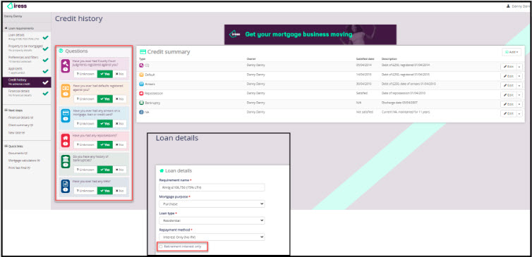 Intermediary Mortgages - Preferences, Filters and Notes - Iress Community