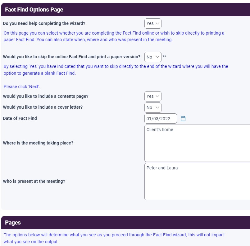 Xplan Essentials (UK) - Refreshed individual fact find - Iress Community