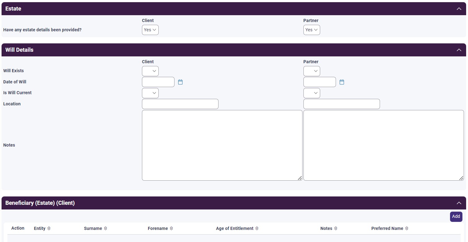 Xplan Essentials (UK) - Refreshed individual fact find - Iress Community