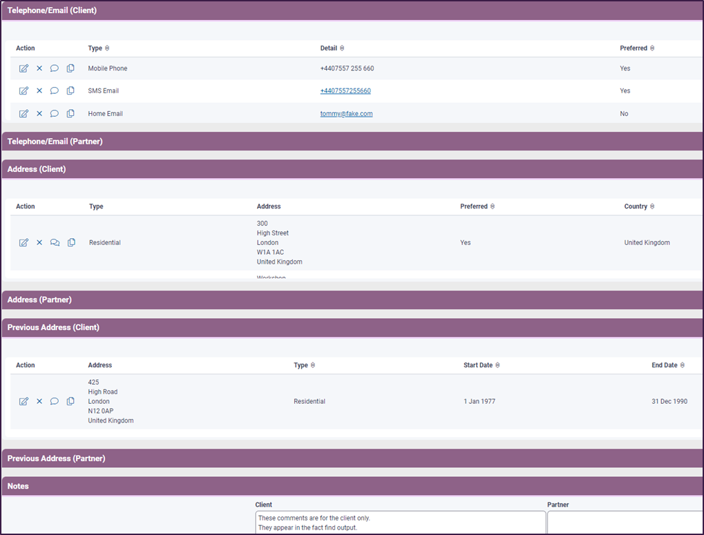 Individual Fact Find report explained - Iress Community