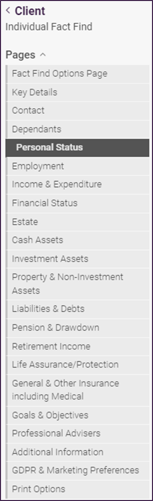 Individual Fact Find report explained - Iress Community