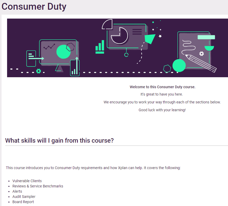 Learning - Consumer Duty - Iress Community